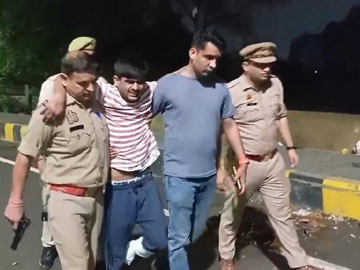 Noida police encounter with a criminal One was shot in the leg, the other was arrested on ...