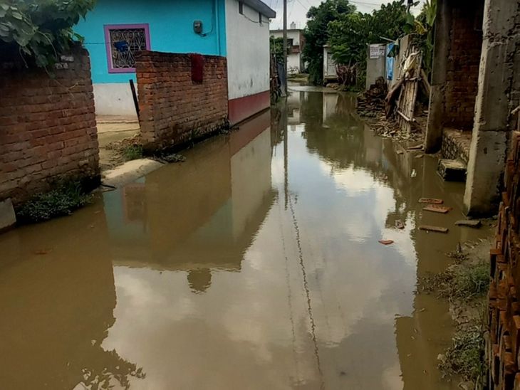 Waterlogging in Beloha village causes trouble | बेलौहा गांव में जलभराव ...