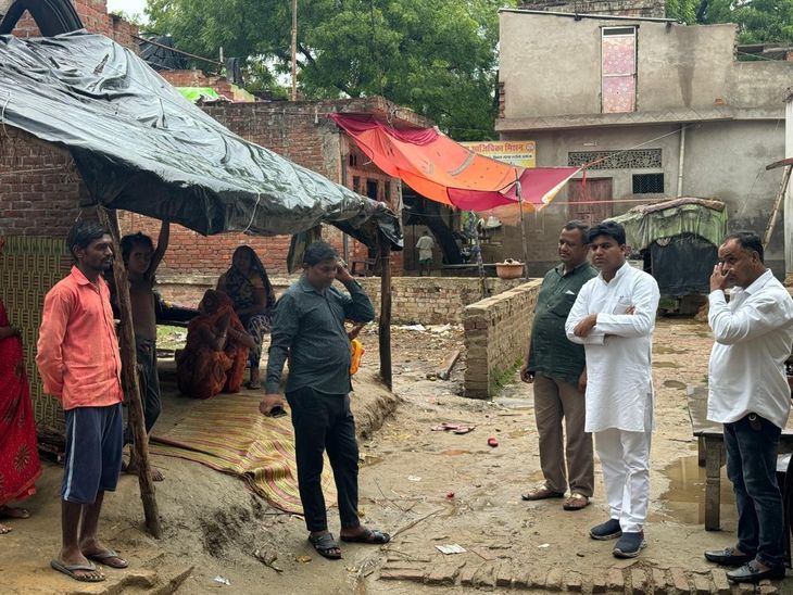 Rudauli case of farmer's death due to burning in fire | रूदौली आग से ...