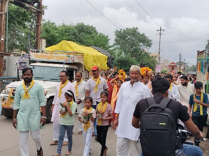 Bhagwat Katha started in Beawar's Vaishno Devi temple | ब्यावरा के ...