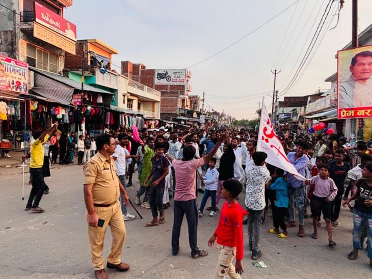 Moharram procession took place in Gonda without DJ