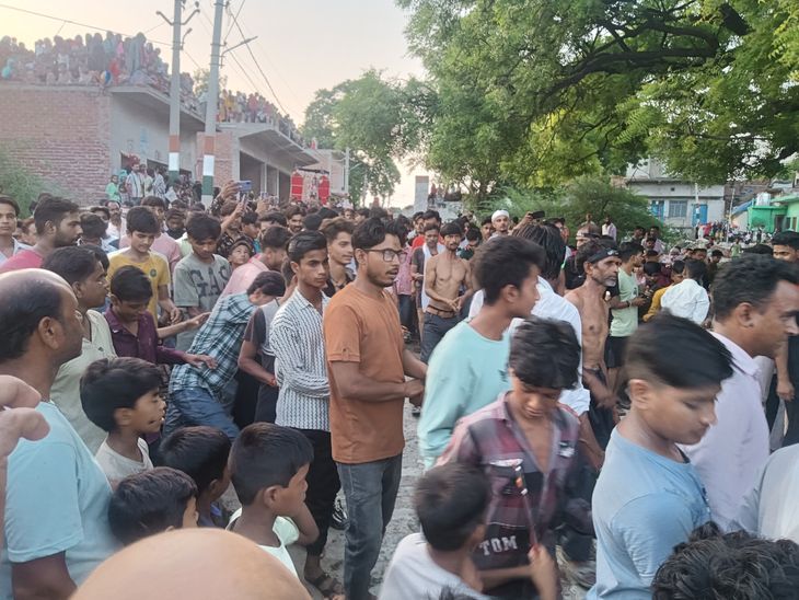 Tajia procession on Muharram in Sandi
