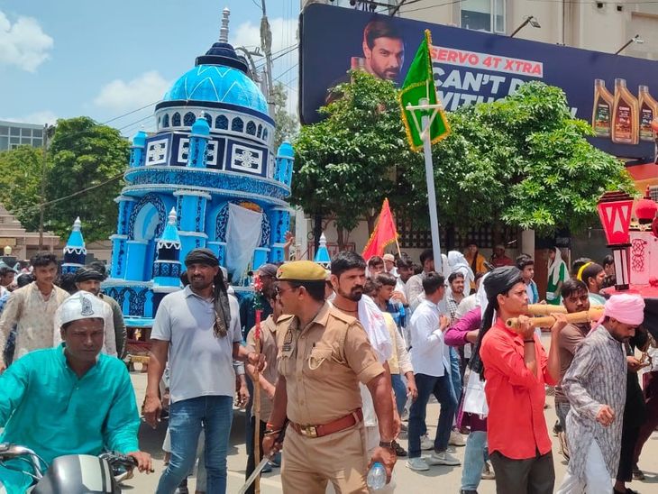 Tajia procession took place in Manduadih on Muharram