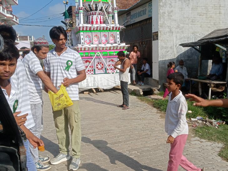Muharram's Tajia procession took place in Padrauna