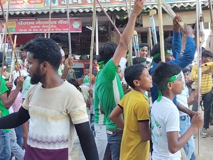 Tajia procession took place on Muharram in Kushinagar