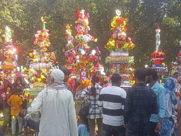 Muharram procession taken out in Jungle Sonwal | जंगल सोनवाल में निकाला ...