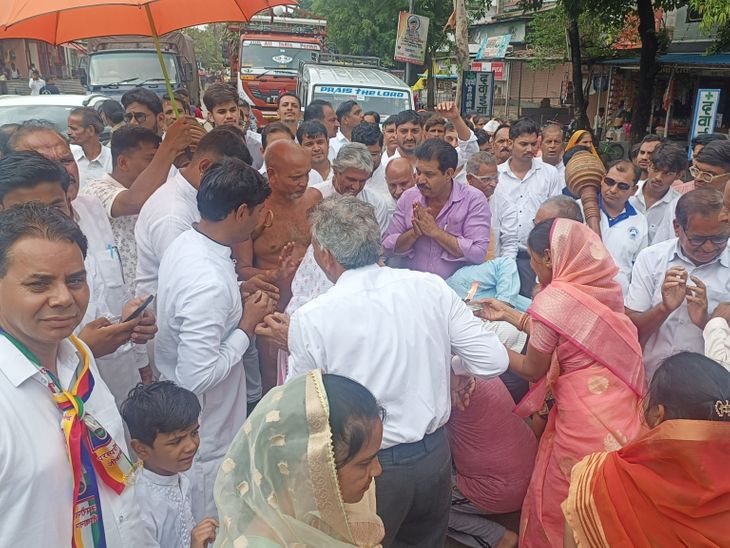 Muni Shri Nirnay Sagar Ji reached Shujalpur for the first time