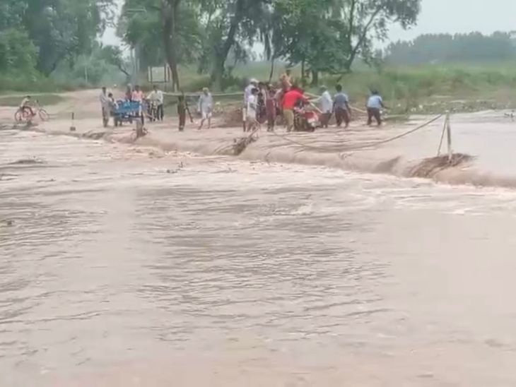 The water level of Ganga-Malan rivers increased in Bijnor