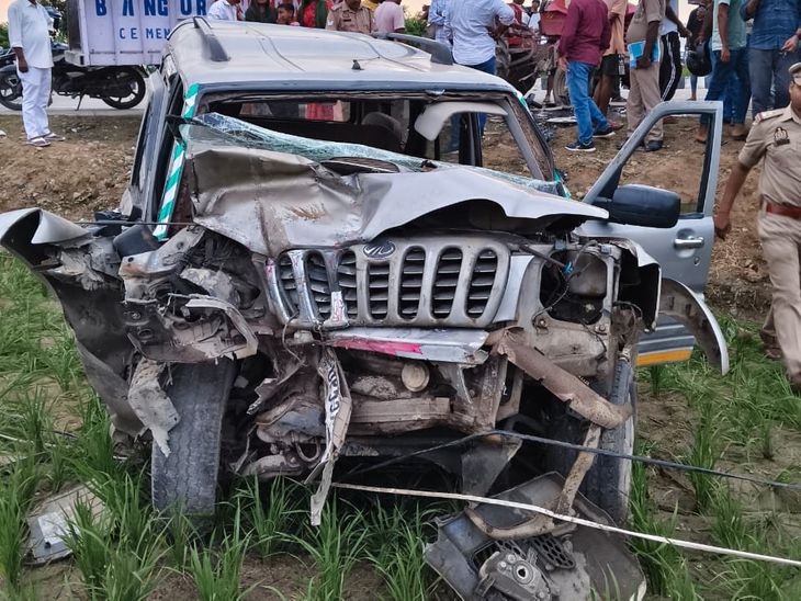 Car-tractor collision in Rudrapur Bhaluhi