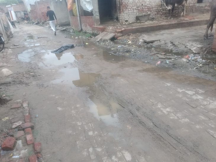 The drains of Saidapur Bhau overflow during rains | सैदापुर भाऊ की ...