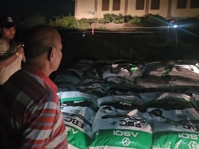 600 bags packed, 50 bags open biochar, compost manure found
