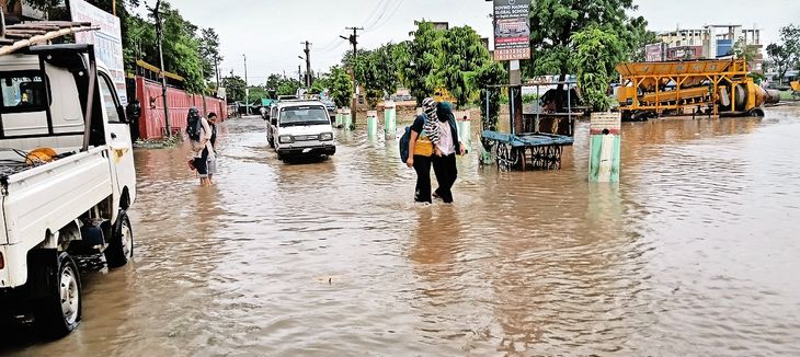 112 mm rain in Niwai, 70 mm rain in Tonk turned roads into rivers, 13 ...