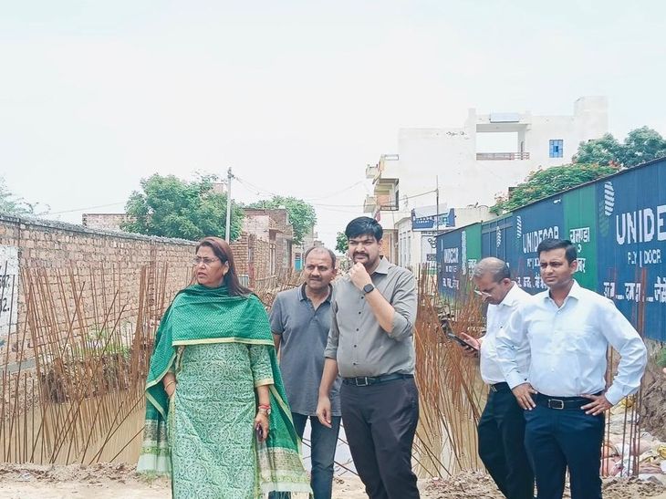 Waterlogging in colonies during rain