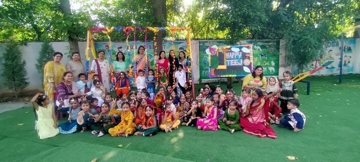 Teachers narrated stories of the history of Teej and its significance ...