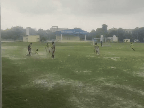 Varanasi News District level football competition organized in Varanasi