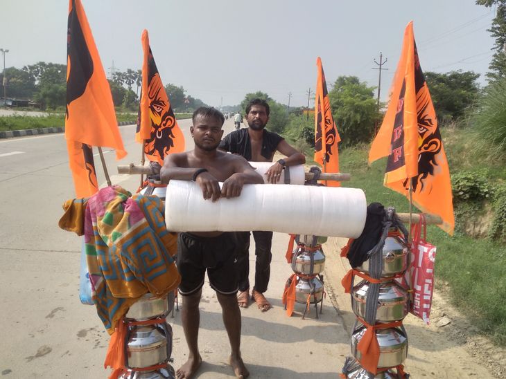 Walking to Neelkanth temple 60 km from Saryu river | सरयू नदी से 60 ...