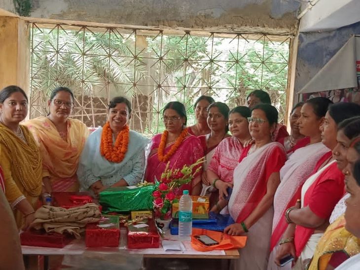 Farewell ceremony at Child Development Project Office in Chewada ...