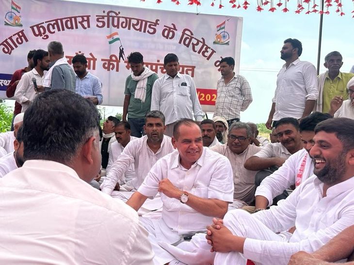 Opposition to dumping yard in Maliar Jat