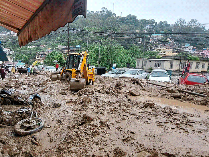Himachal Rainfall Flood Alert LIVE Update; Mandi Cloudburst | Shimla ...