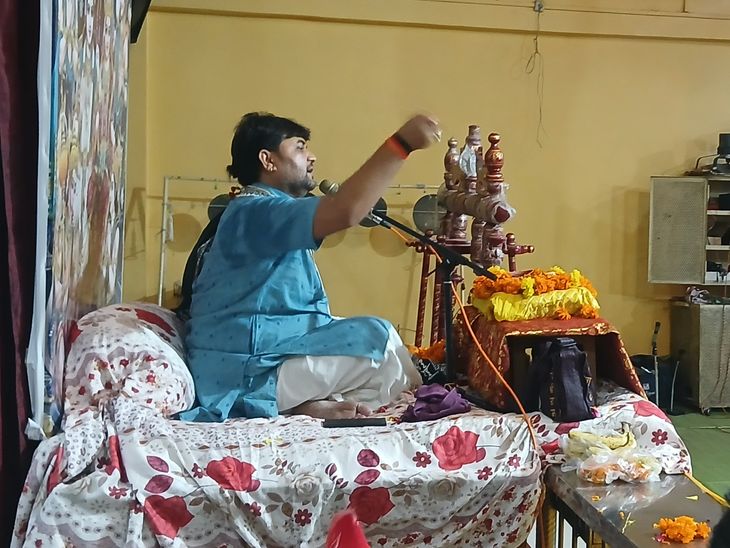 Fourth day of Ram Katha in Gopal Mandir of Pachor | पचोर के गोपाल मंदिर ...