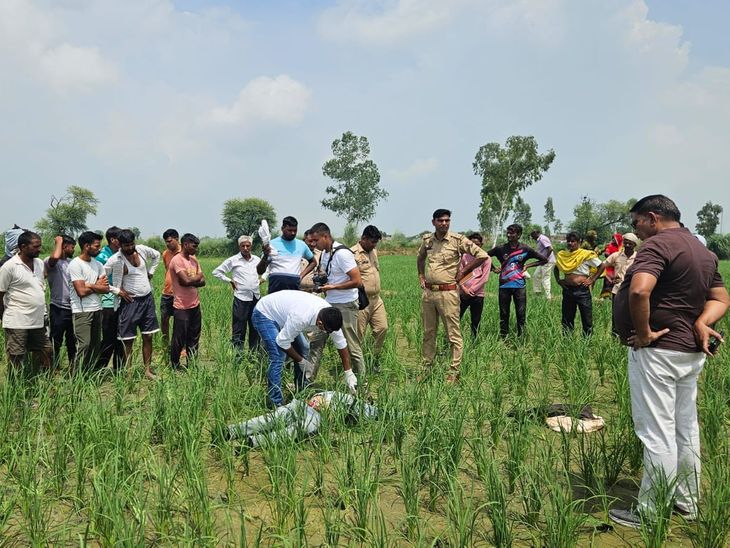 Body thrown in field after murder in Aligarh, accused absconding