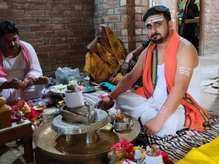 A grand Rudrabhishek was held in Kamalpur village in the month of ...