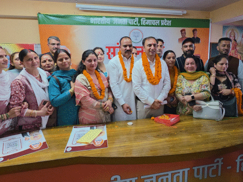 Himachal BJP Districts team | Rajeev Bindal announced | Shimla Kangra Mandi | शिमला जिला ‌BJP के ...