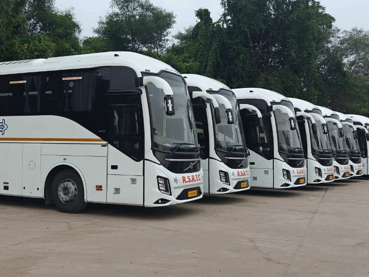Roadways' new super-luxury Volvo buses will start running from tomorrow