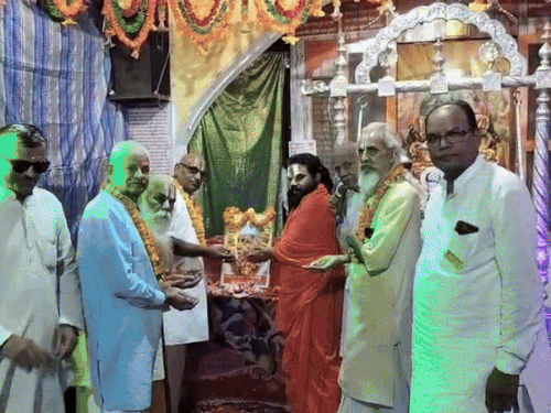 Ayodhya. The birth anniversary of national poet Maithili Sharan Gupt ...