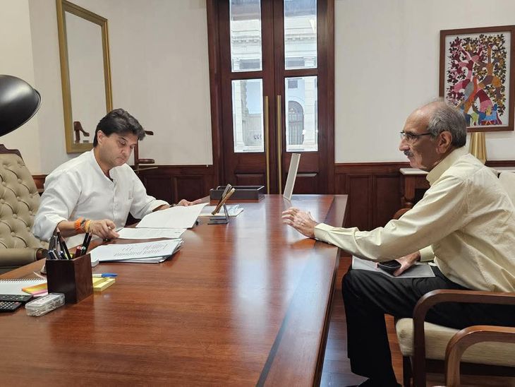 Jaipur Rural MP met Union Communications Minister | जयपुर ग्रामीण सांसद ...