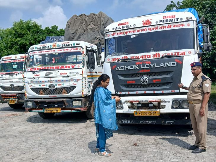 Transport department's campaign on overloaded vehicles