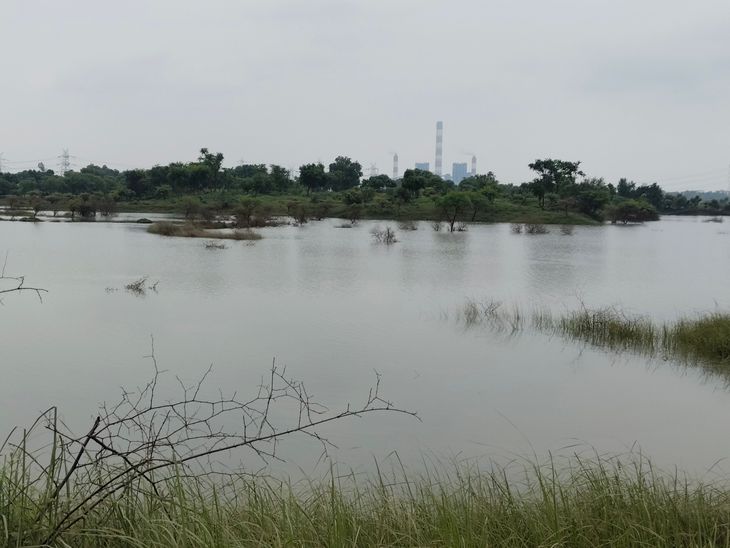 Flood water accumulated again in the Tons river basin