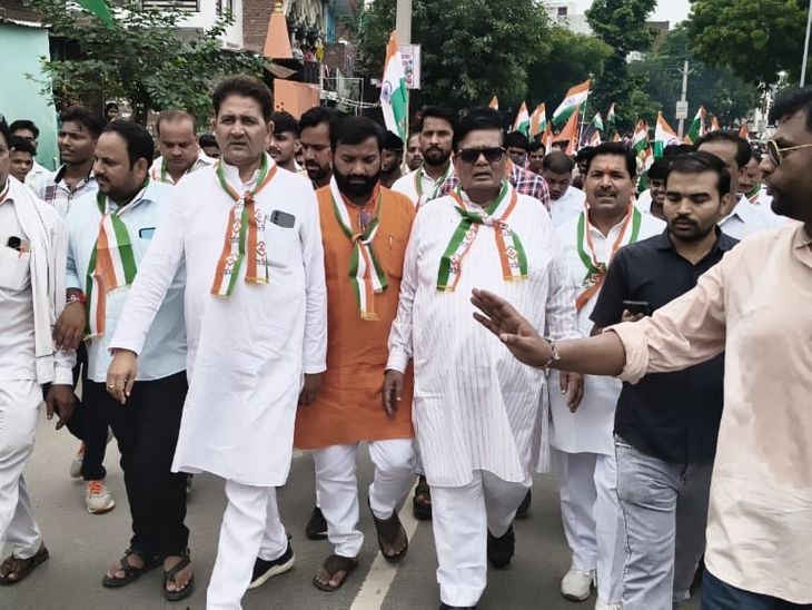 Tricolor rally took place in Saurikh under the leadership of MLA ...