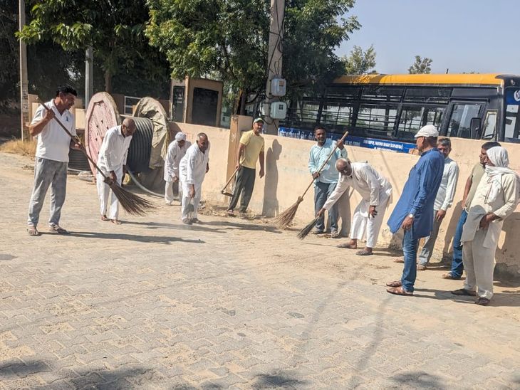 gurugram villages shramdaan independence day cleanliness drive