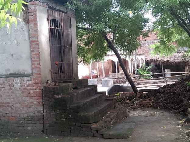 Encroachment on the land of Santoshi Mata Temple of Mirapur