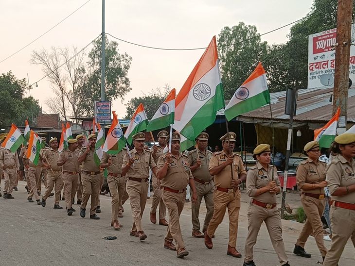 Independence Day rally in Madhoganj