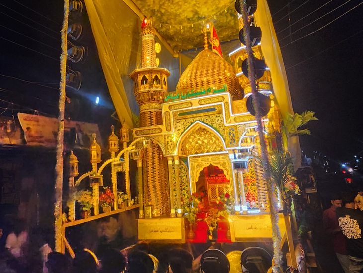 Tajia procession took place on 40th Moharram in Alot | आलोट में 40वां ...