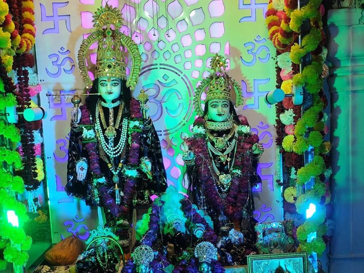 Celebration of Sri Krishna Janmashtami at Laxminarayan Temple in Lakhna ...