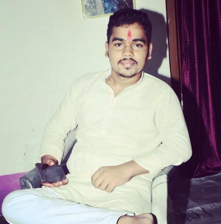 Manish Mishra became the district spokesperson of BJP Yuva Morcha ...