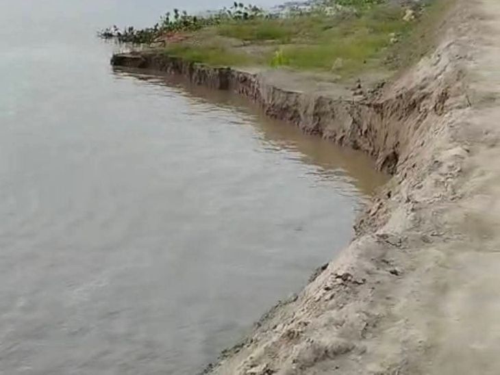 Land washed away in 8 villages due to erosion of Saryu river | सरयू नदी ...