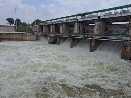 Heavy water inflow in Panchana dam Karauli Rajasthan