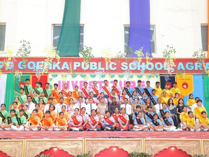 Student council oath ceremony held at GD Goenka School | जीडी गोयंका ...