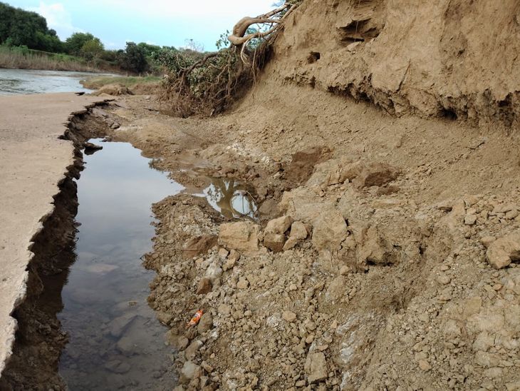 The new culvert in Maudha broke down within three months