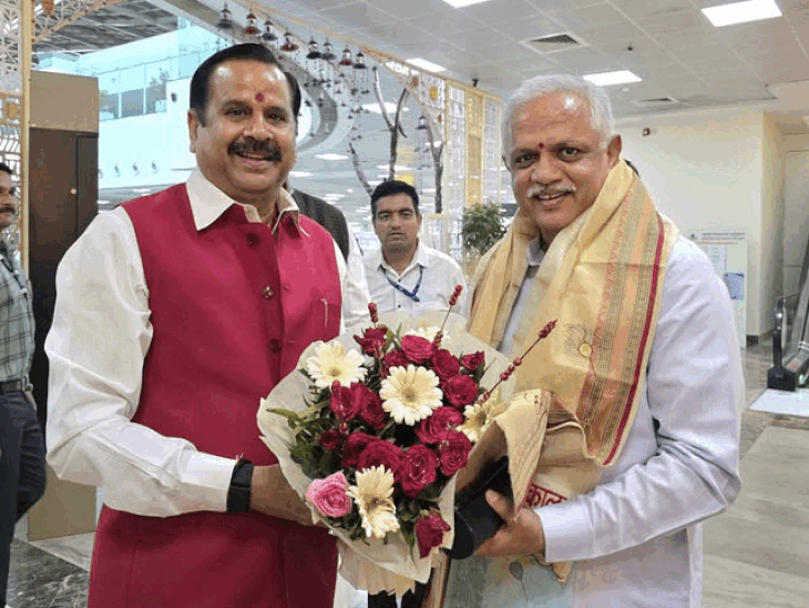 BJP's National Organization General Secretary BL Santosh reached Bhopal | एमपी के 4 जिलों में ...
