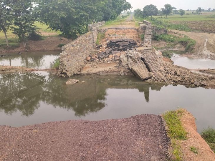 A dozen villages are troubled by the broken culvert in Lalitpur