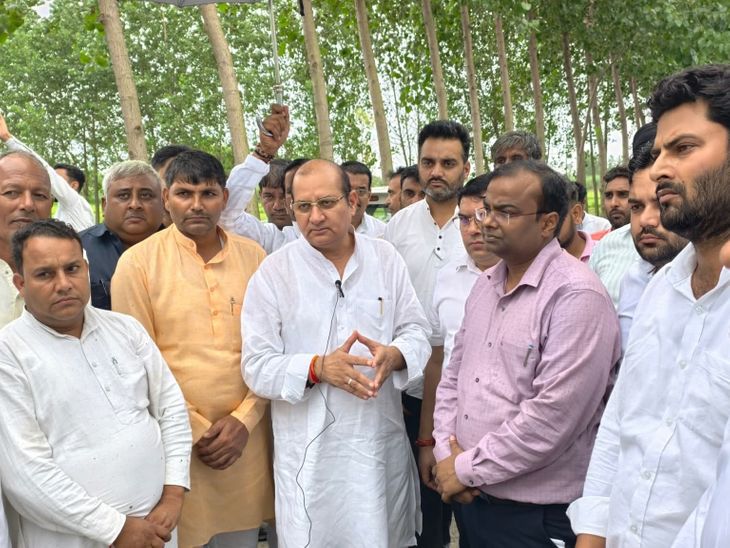 MLA's visit to flood affected area in Saharanpur | सहारनपुर में बाढ़ ...