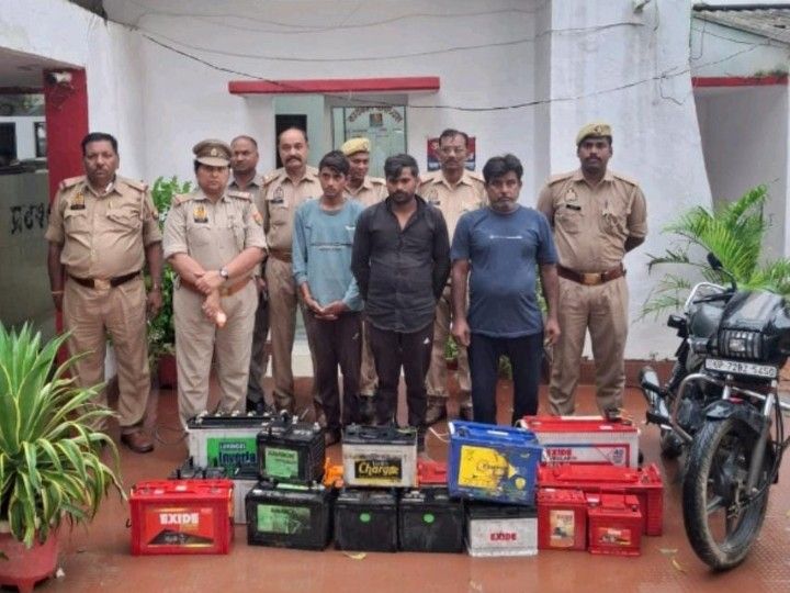 Inter-district battery thief gang busted