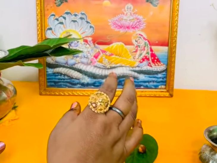 Worship of Vishnu-Sheshnag on Anant Chaturdashi | अनंत चतुर्दशी पर ...