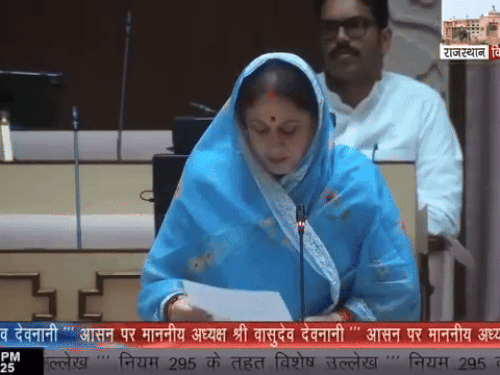 Rajasthan kota MLA Kalpana Devi raised the issue of Kota's drains in ...