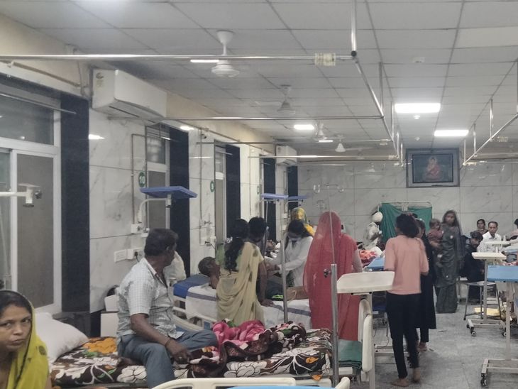 There is no oxygen line in the TB ward of the district hospital